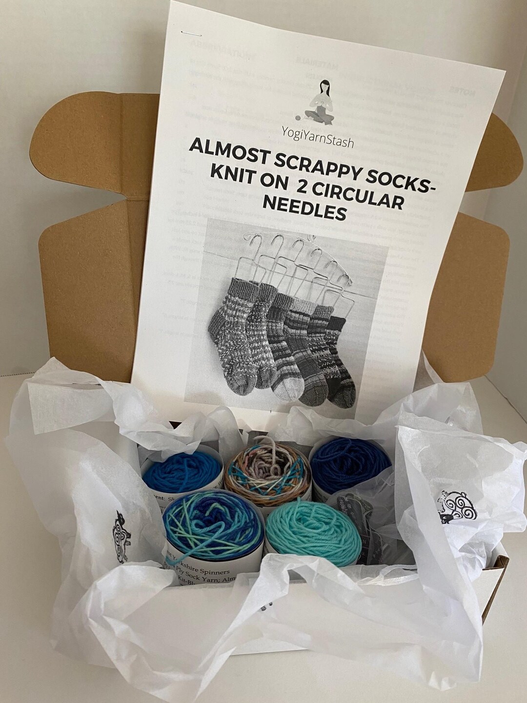 Scrappy Socks Knitting Kits, Pattern Included, Premium Sock Yarn Minis, DIY Knitting Kits - Etsy ...