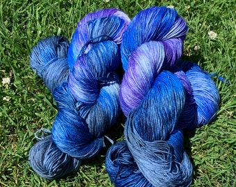 Blue Purple Yarn - Etsy