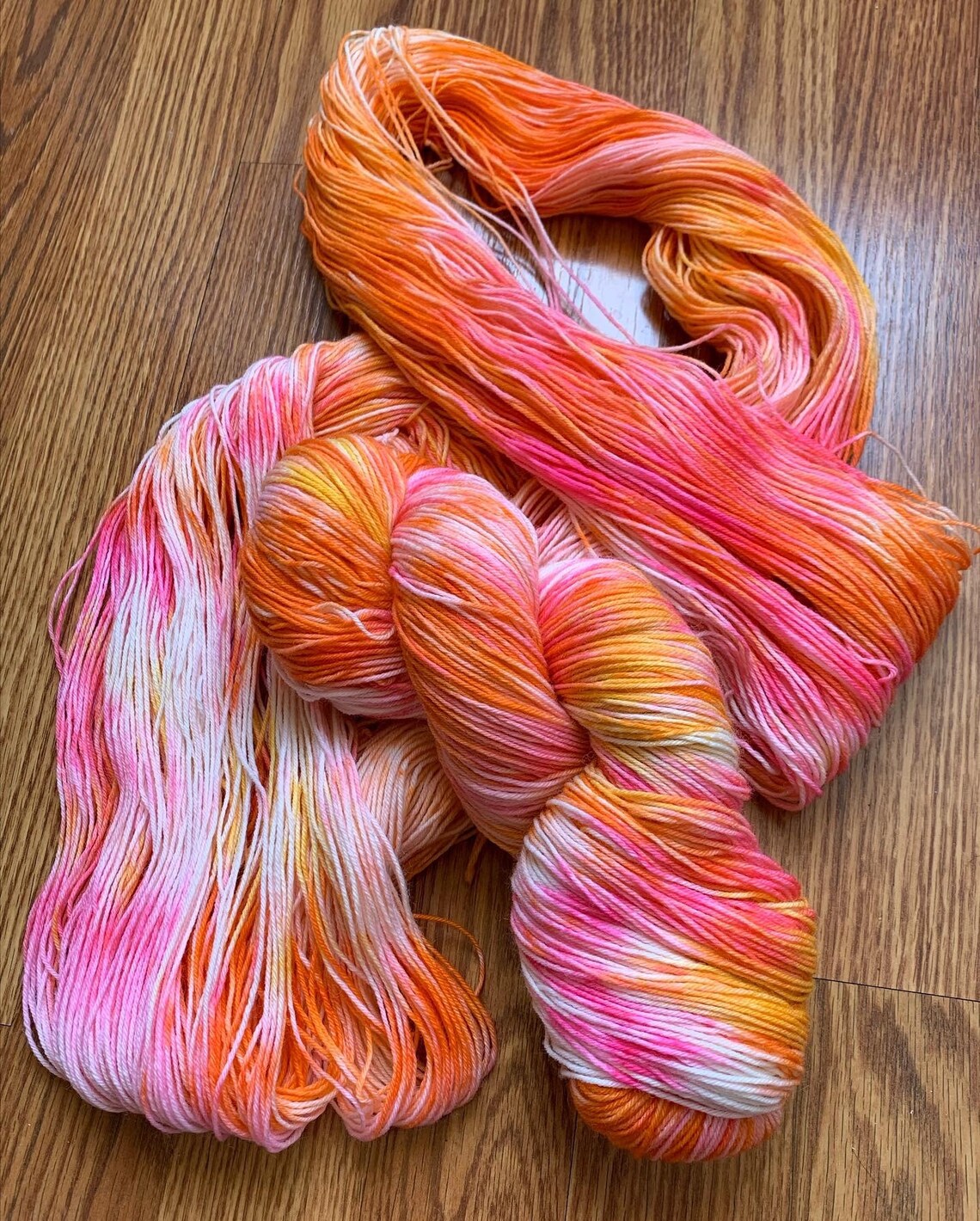 Tutti-frutti handdyed yarn | Etsy