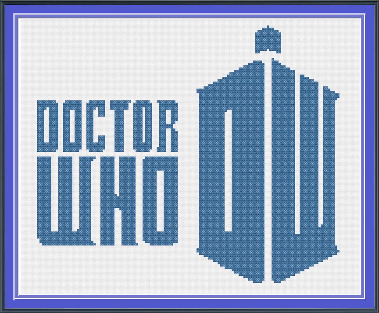 Doctor Who Inspired Cross Stitch Pattern - Etsy