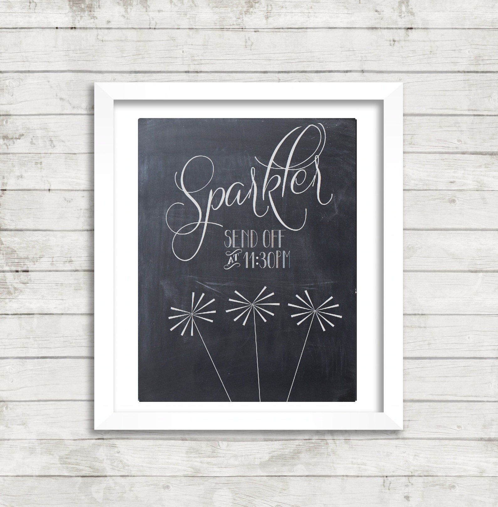 Sparkler Send off Printable - Etsy