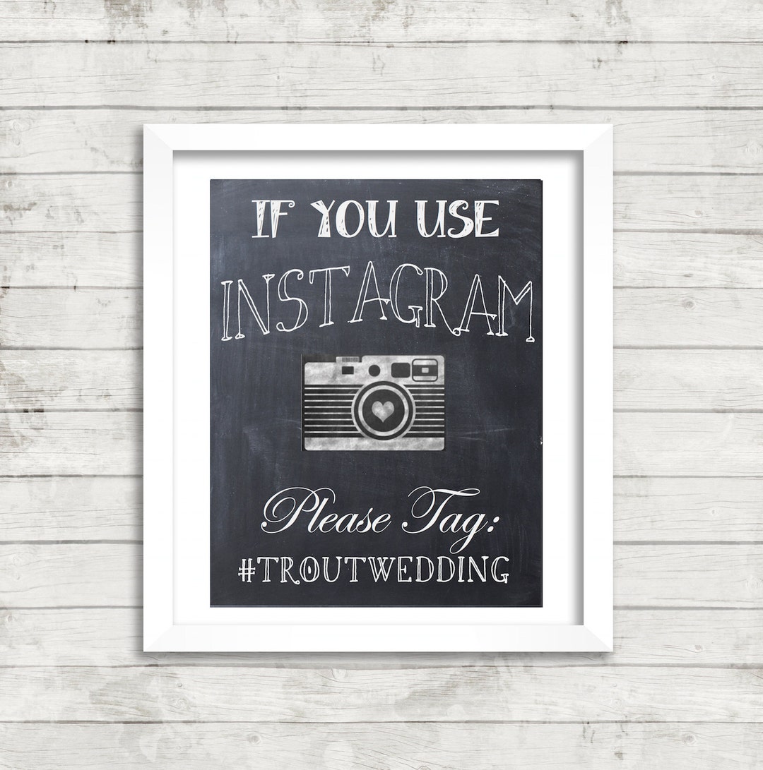 Instagram Sign PDF - Etsy