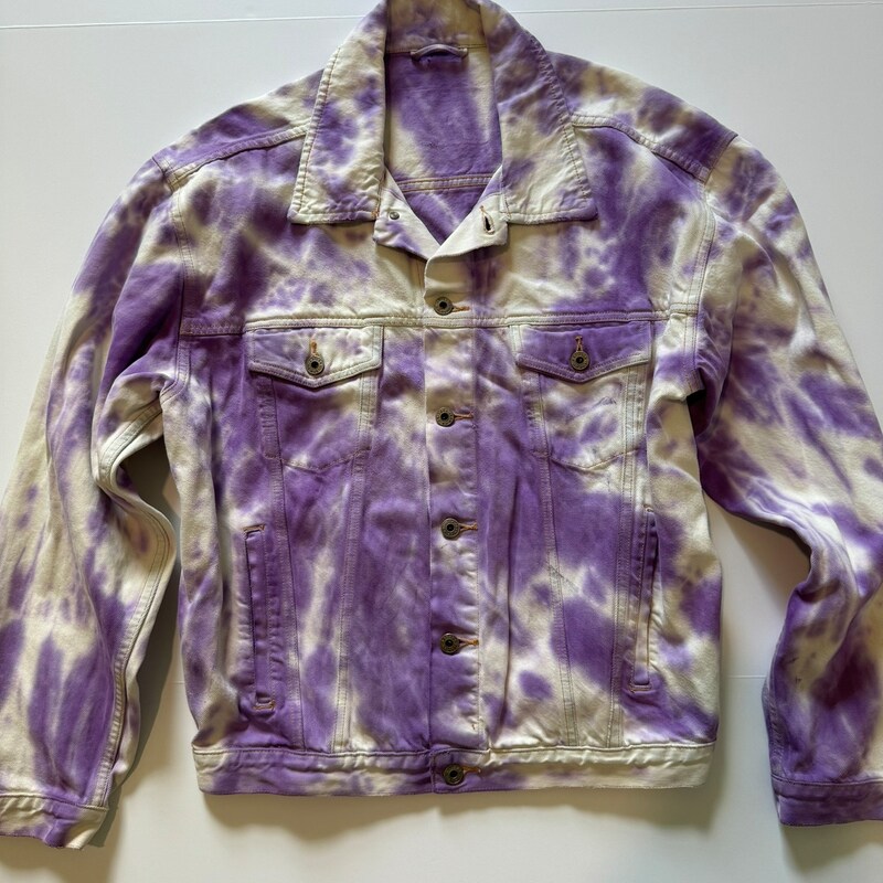Tie Dye Denim Jacket - Etsy
