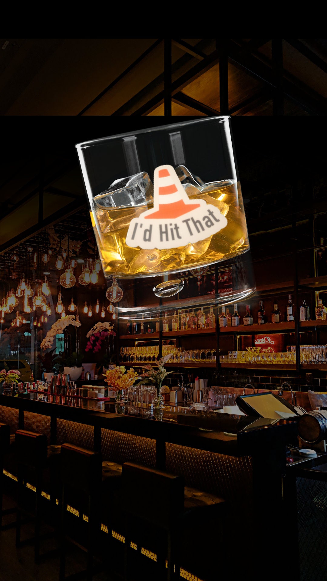 I'd Hit That. Traffic Cone Sticker or Magnet - Etsy