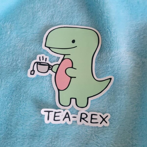 Tea Rex - Etsy