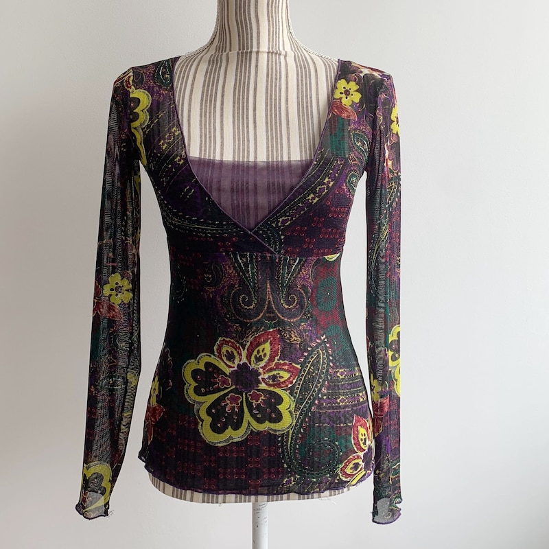 90s Mesh Top - Etsy