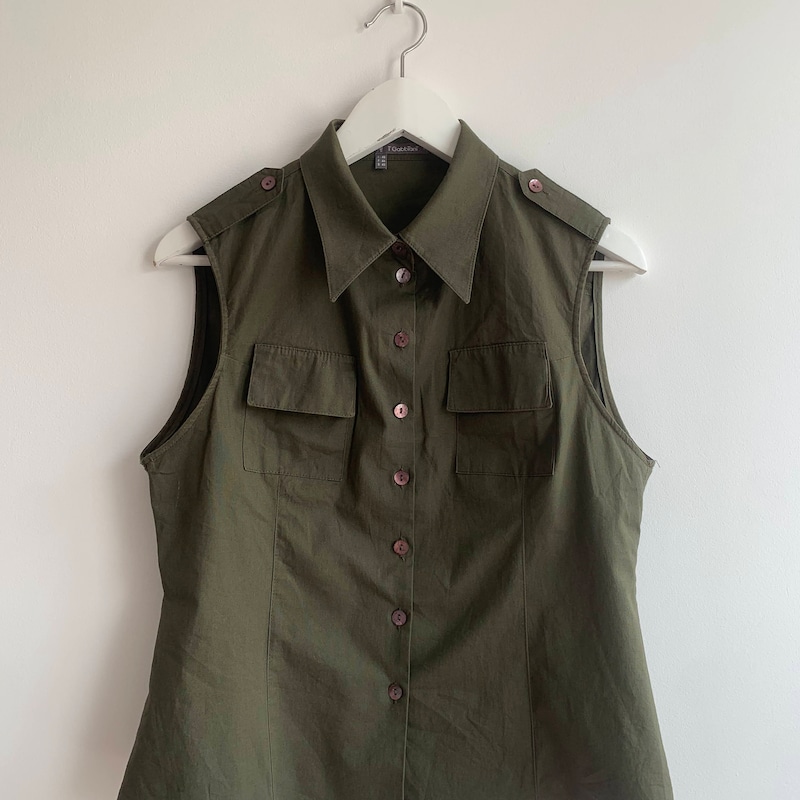 Button up Tank - Etsy