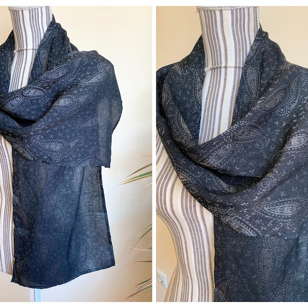 Metallic Scarf - Etsy