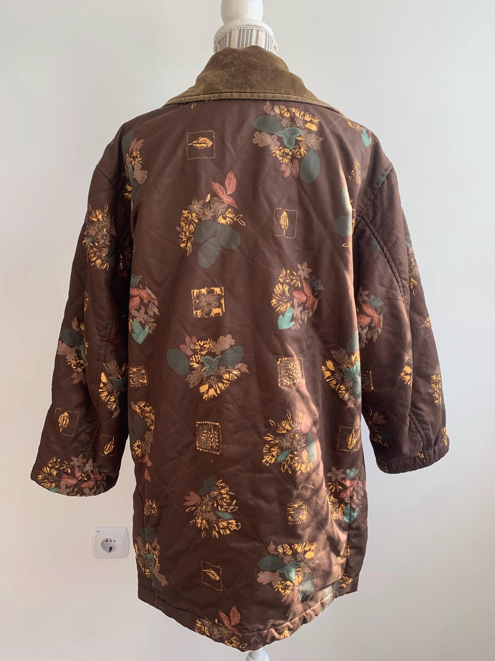 Vintage 90s Winter Jacket for Women Size Oversized S M, Bulky Quilted ...
