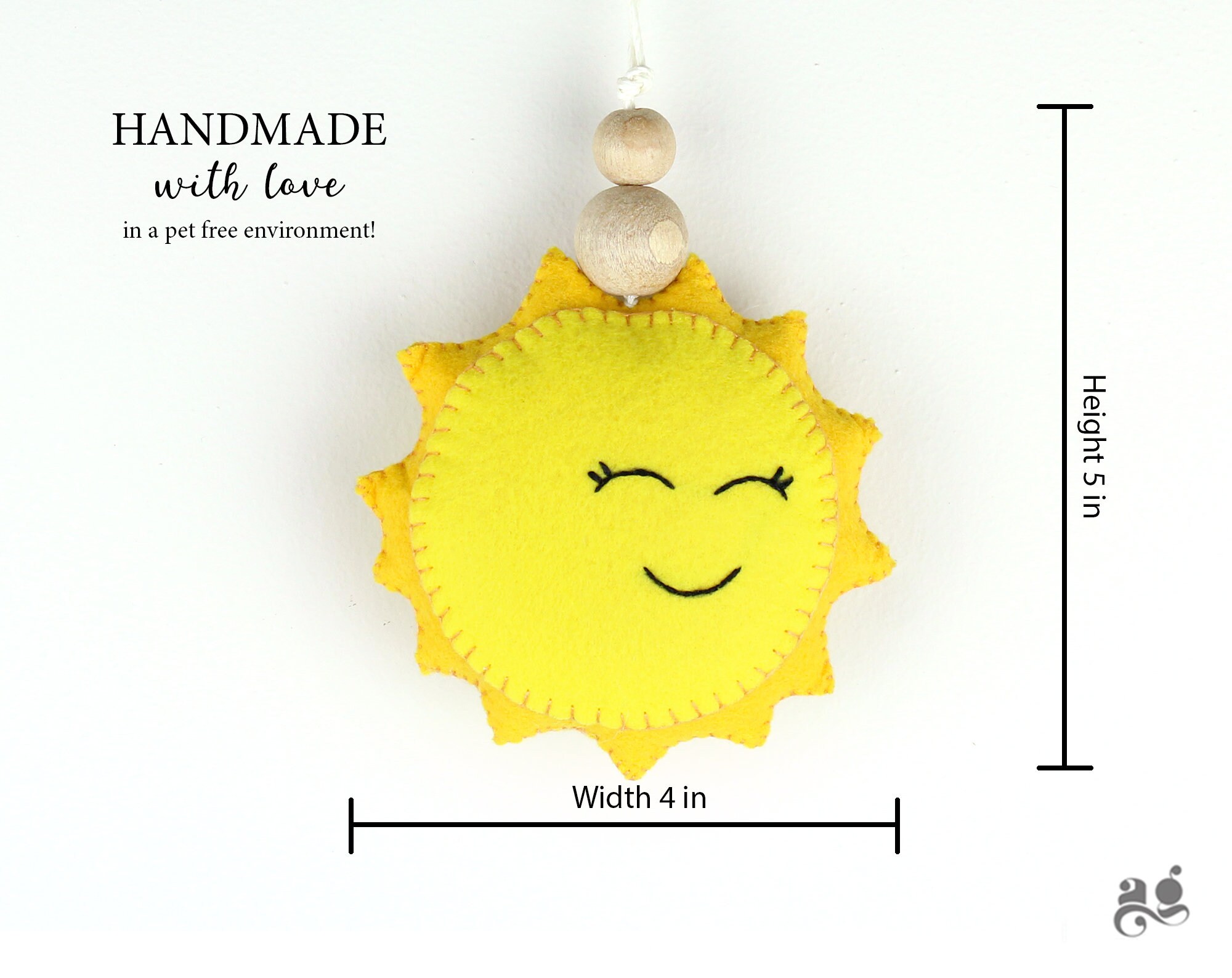 Sun Ornaments, Happy Sun Bright Nursery Decor, Gender Neutral Baby ...