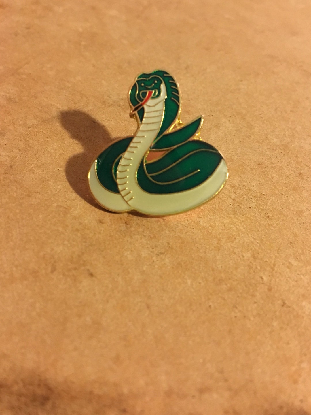 Cobra Enamel Lapel Pin - Etsy