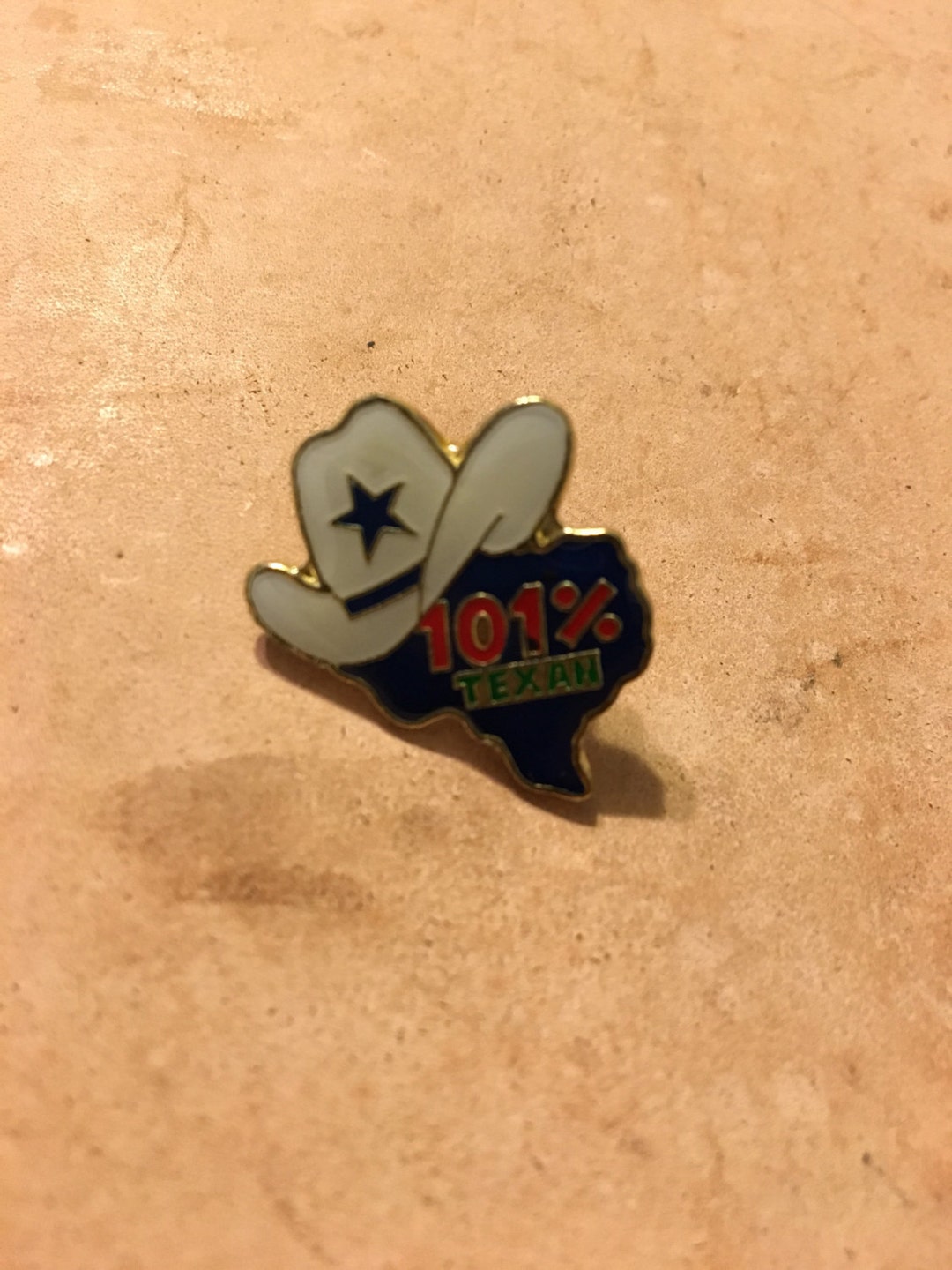 101% Texan Enamel Lapel Pin - Etsy