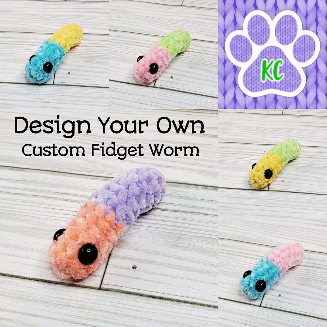 Custom | Made to Order | Snapping Fidget Worm - Etsy