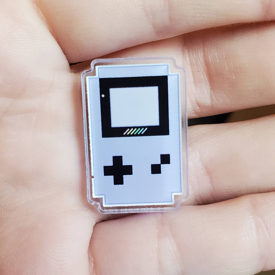 Acrylic Handheld | Pixel Art Pin | Videogame Pin | Arcade Pin - Etsy
