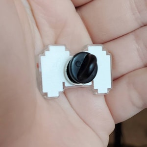 Acrylic Controller Pin Pixel Art Pin Videogame Pin - Etsy