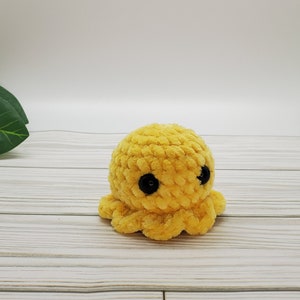 Octopus Plush Crochet Velvet Octopus - Etsy