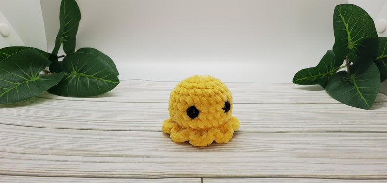 Octopus Plush Crochet Velvet Octopus - Etsy