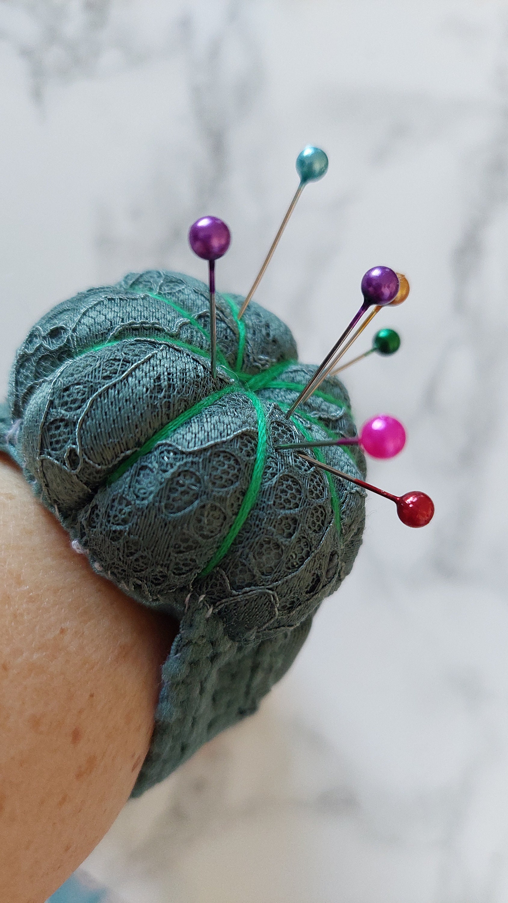 Wrist Pincushion Sewing Pattern, Step by Step Photo Tutorial Zip File ...