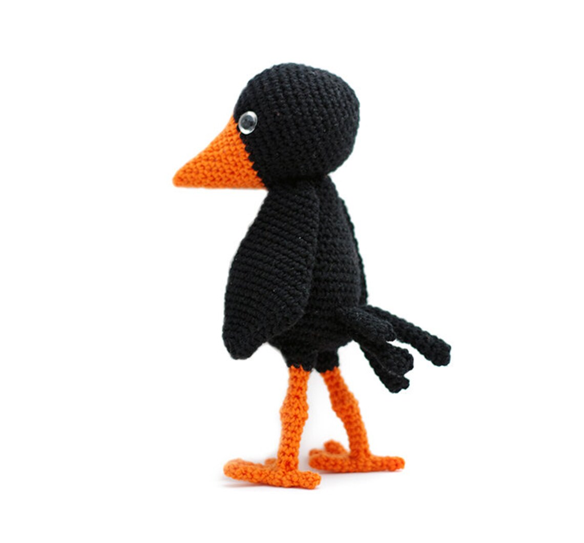 Crochet Pattern Crow Amigurumi Instant Download Pdf - Etsy
