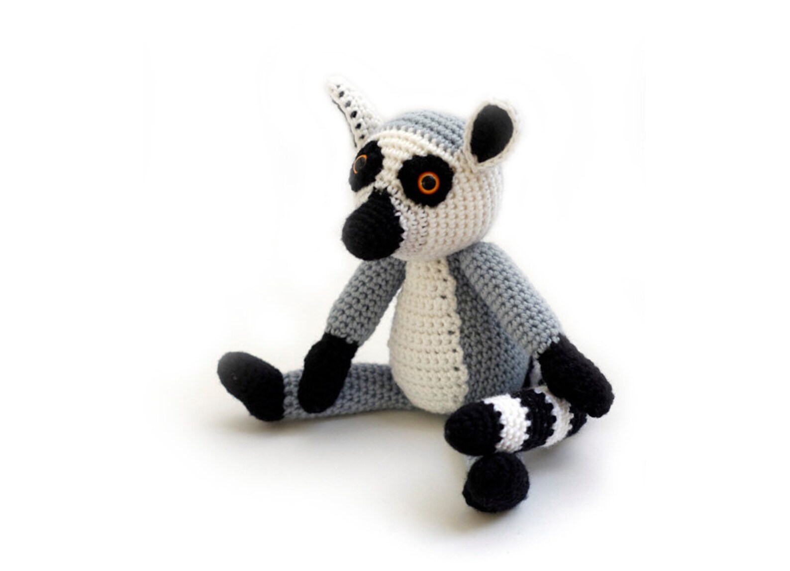Crochet Pattern Ring-tailed Lemur - Amigurumi - Instant Download Pdf - Etsy