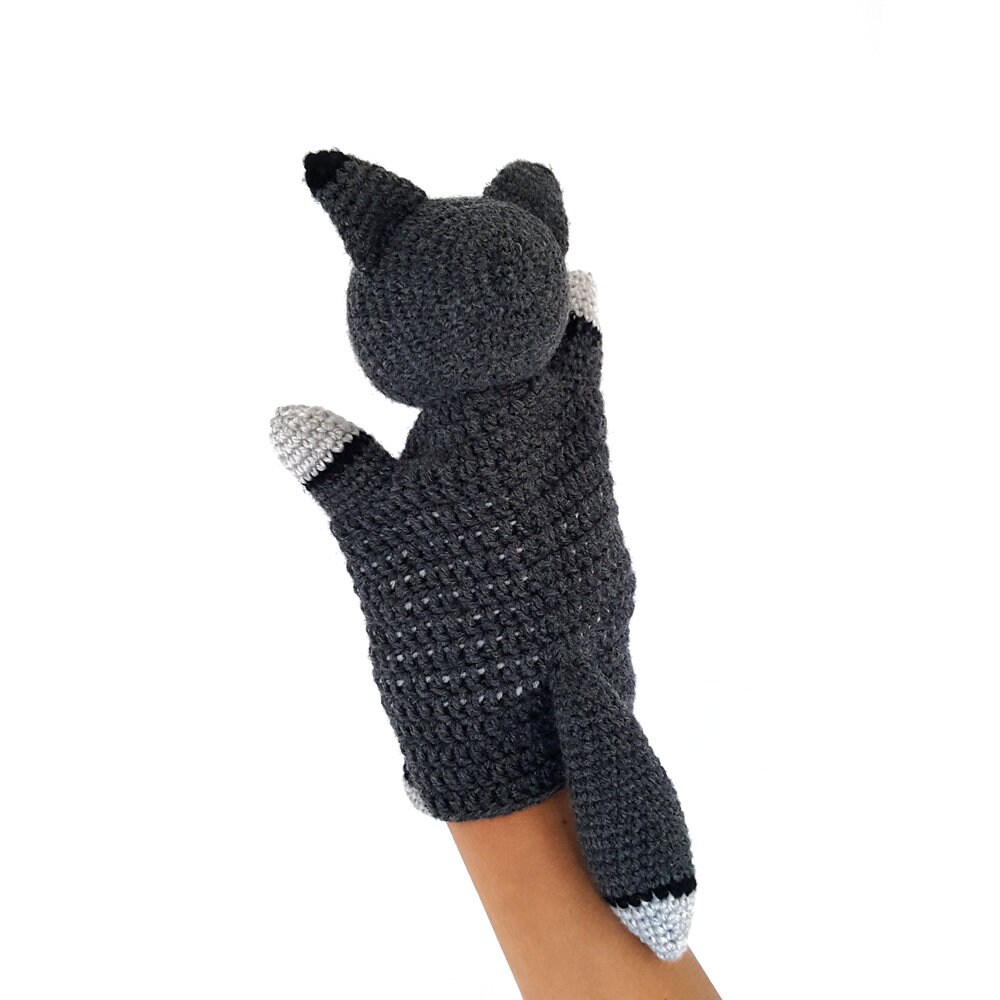 Crochet Pattern Hand Puppet Wolf Amigurumi Instant | Etsy