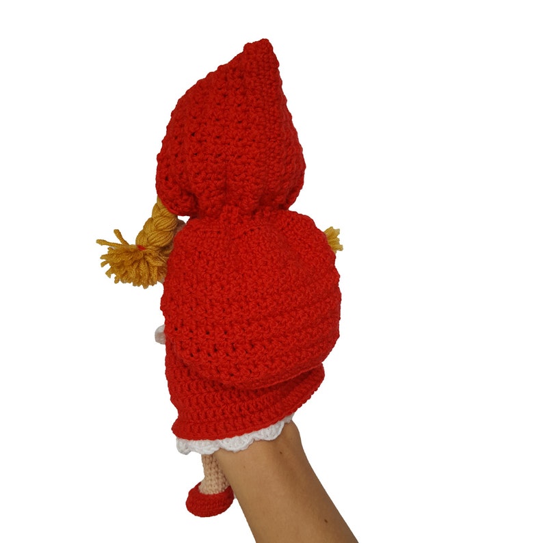 Crochet Pattern Hand Puppet Little Red Riding Hood - Amigurumi ...