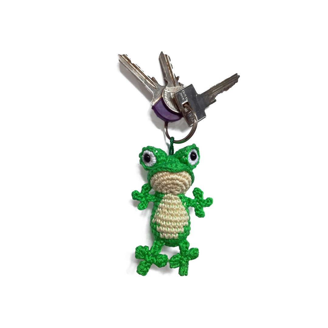 Crochet Pattern Frog Keychain - Amigurumi - Instant Download Pdf - Etsy