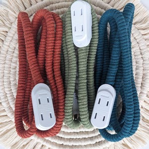 Fabric Wrapped Extension Cord - Etsy