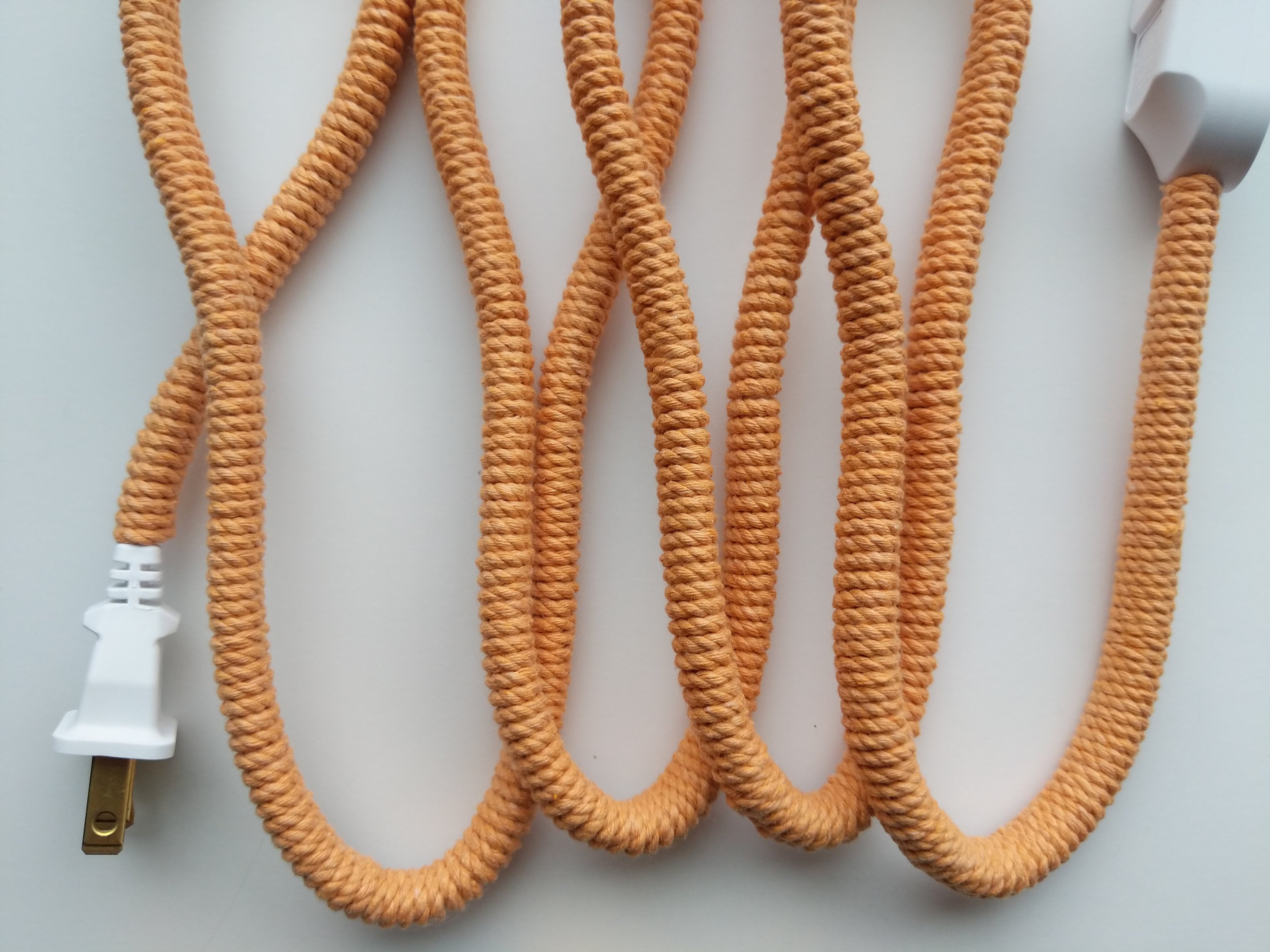 Cotton Wrapped Extension Cord Multiple Colors Home Decor - Etsy