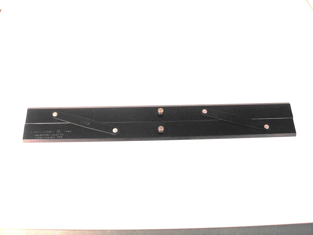 WW2 1944 U.S. Navy Buships Parallel Line Rule - Etsy