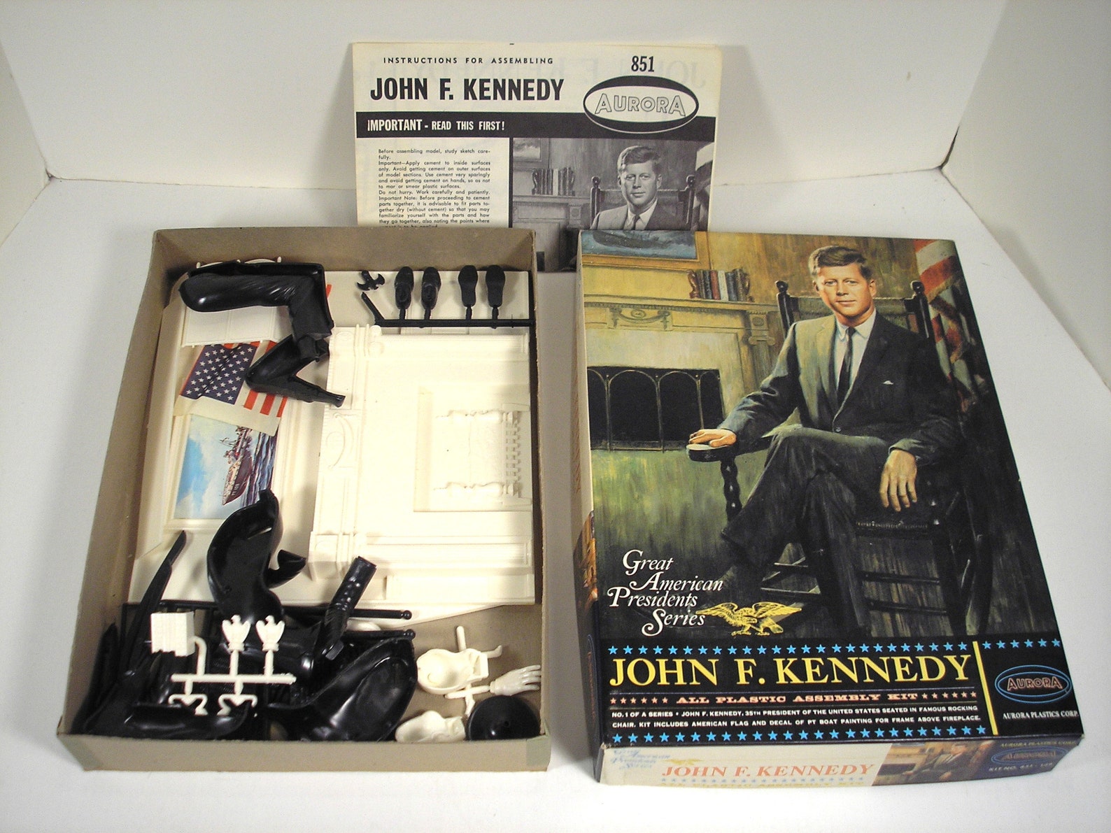 1965 Aurora John F. Kennedy Model Kit No. 851-149 | Etsy