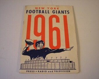 Football Media Guide - Etsy