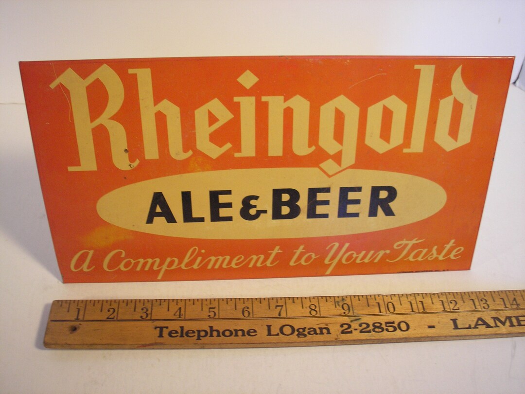 Rheingold Ale & Beer Sign - Etsy
