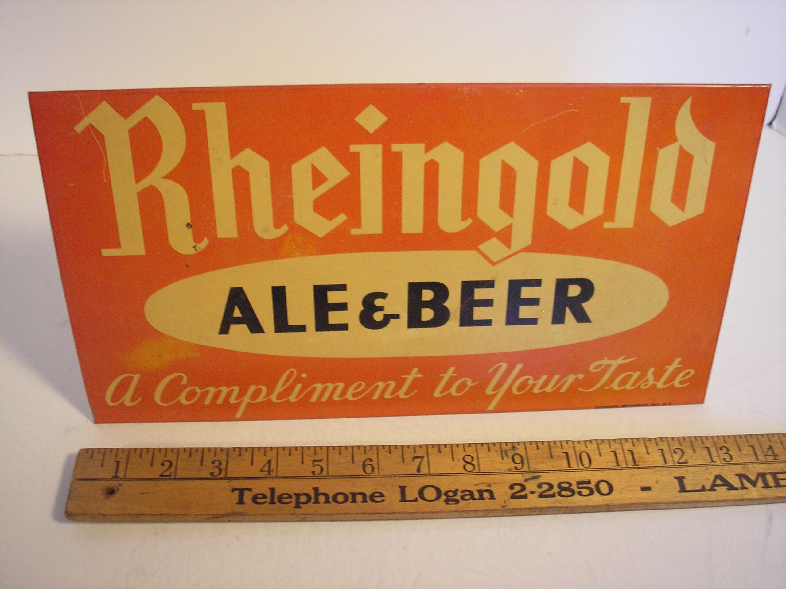 Rheingold Ale & Beer Sign - Etsy