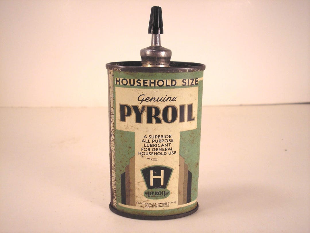 Vintage Pyroil Oiler Lead Top 1930's Gas and Oil Memorabilia - Etsy