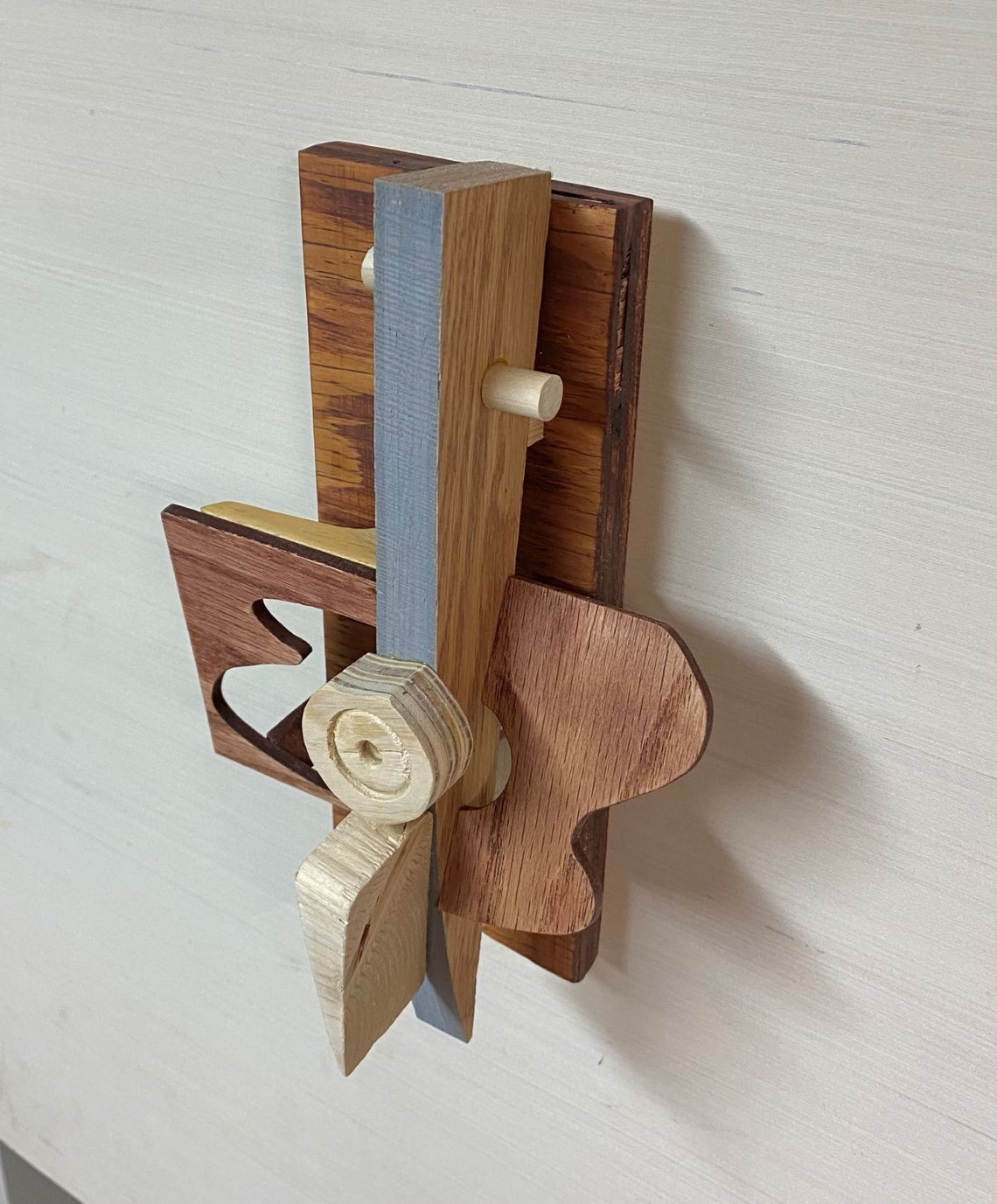 Guitar Sculpture Cubistic Wooden Wall Art Handmade and One of a Kind - Etsy