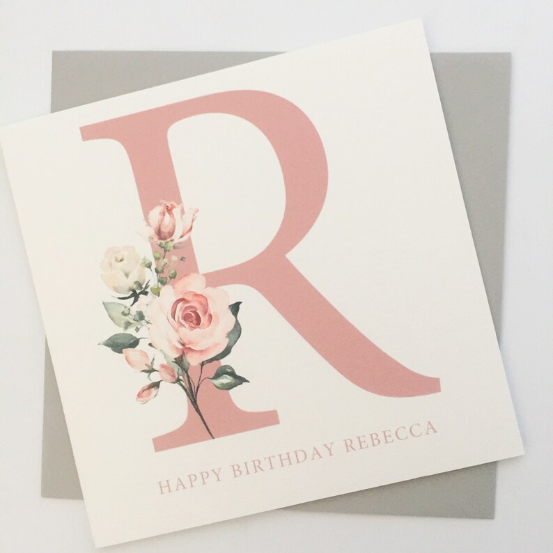 Birthday Card for Her Floral Birthday card Womens Greetings | Etsy