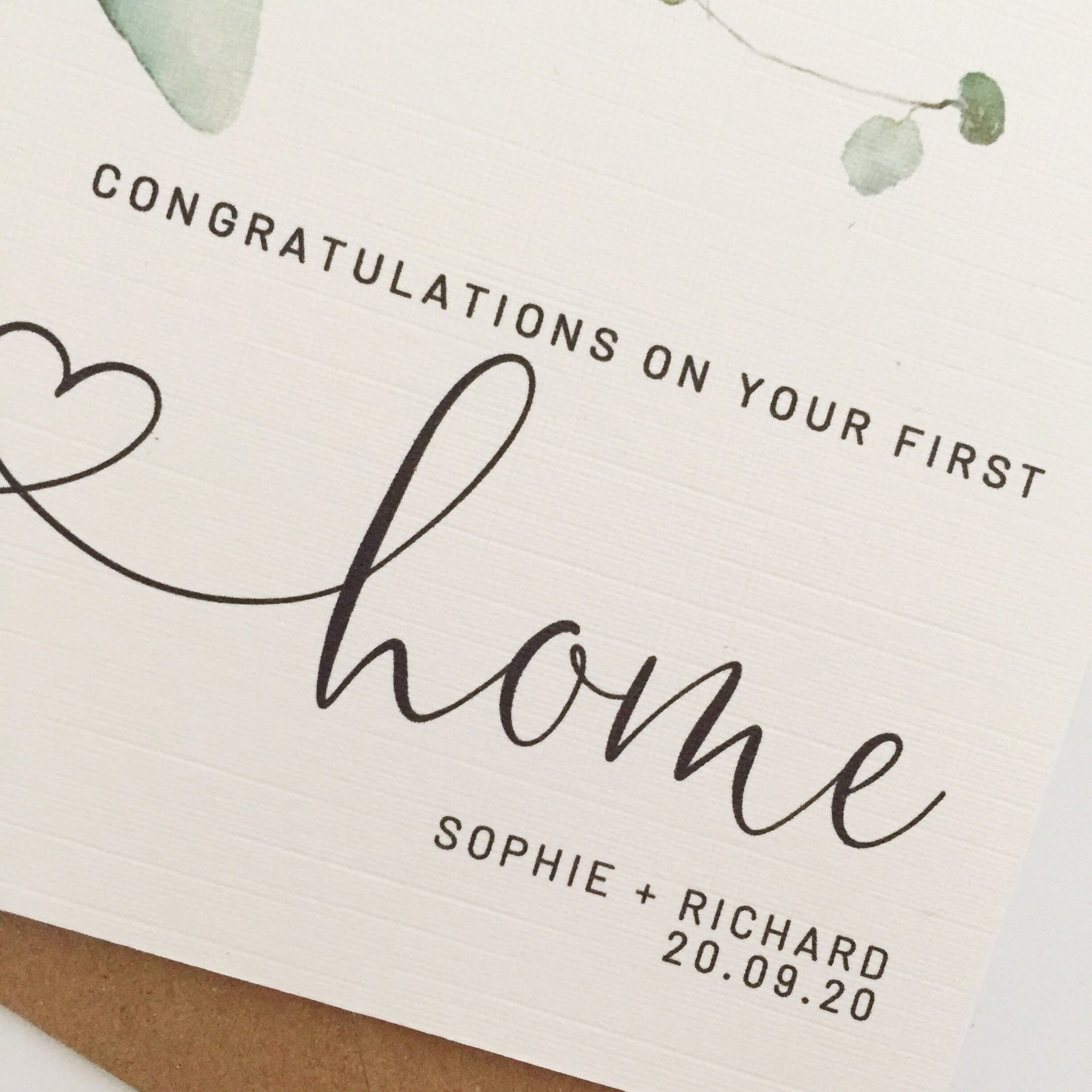 Personalised First Home Card New Home Card New House Card - Etsy UK