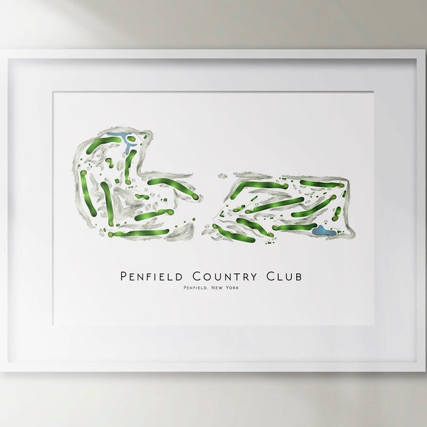 Oak Hill Country Club East Course Rochester New York Minimalist Golf ...