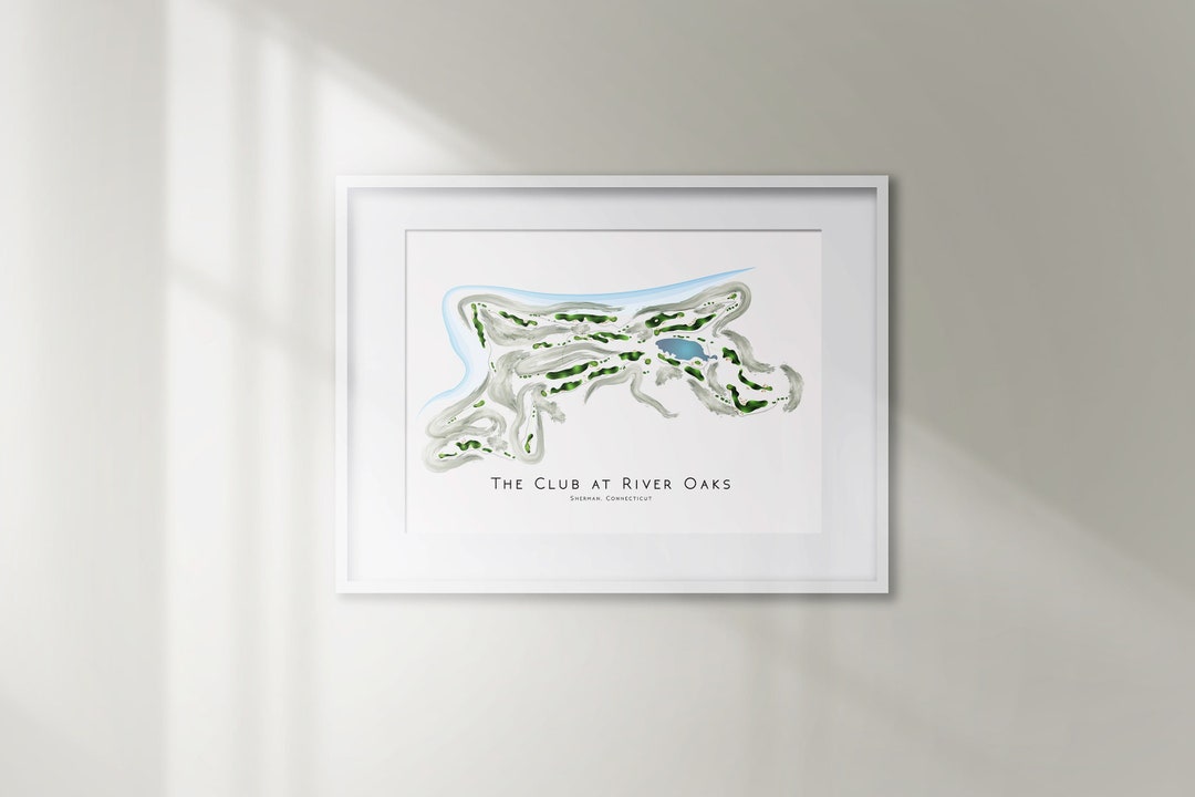 The Club at River Oaks Course Connecticut Golf Course Map Golf Course ...