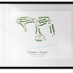 Torrey Pines North Course La Jolla California Minimalist Golf Course ...