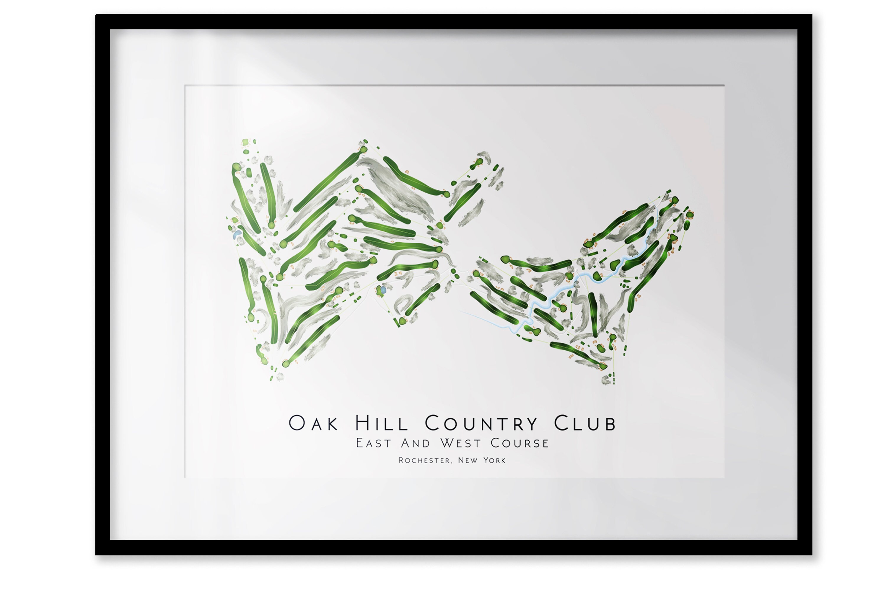 Oak Hill Country Club East & West Course New York Minimalist Golf ...