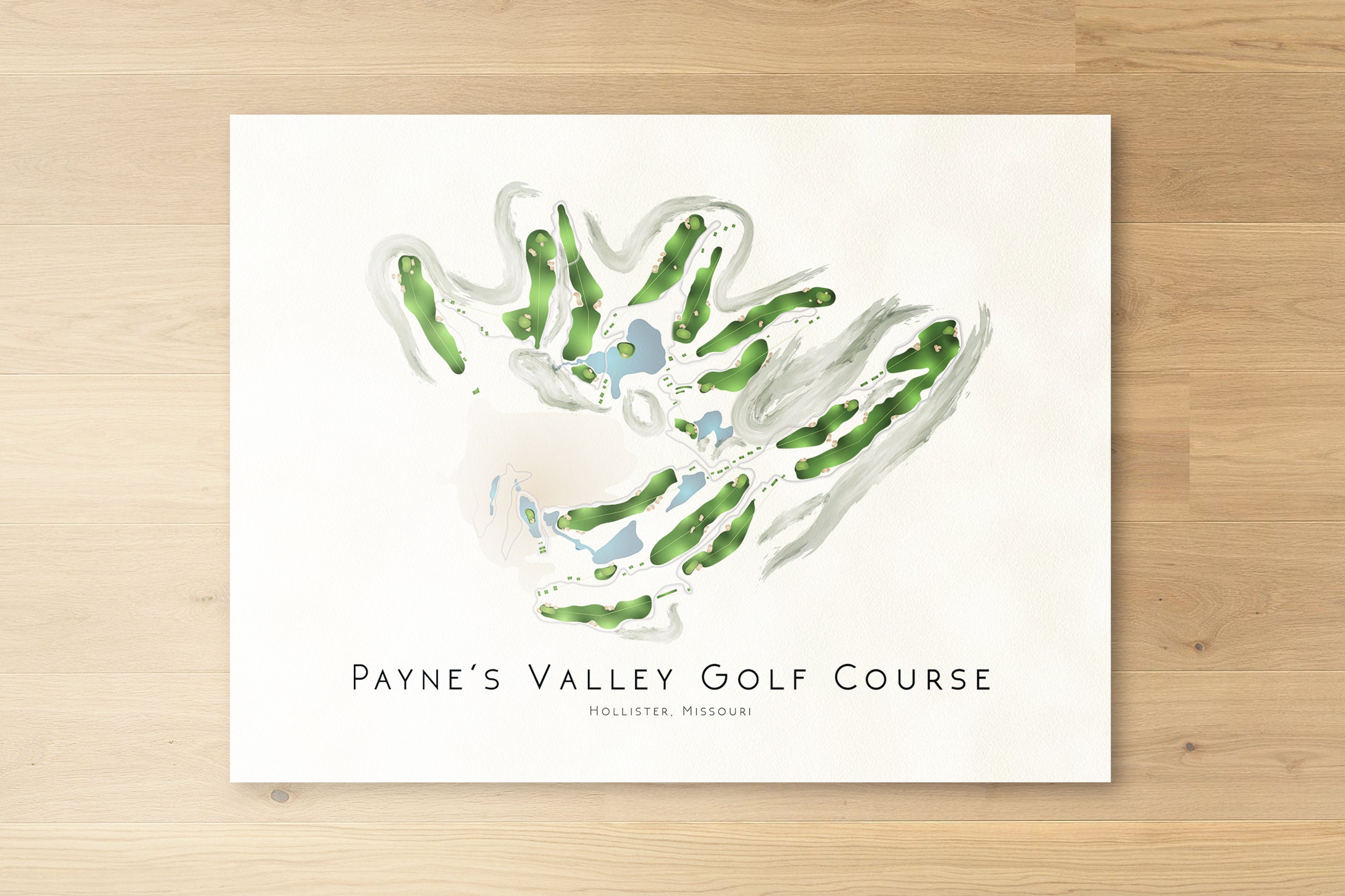 Custom Golf & Disc Golf Course Maps | Digital Download - Etsy
