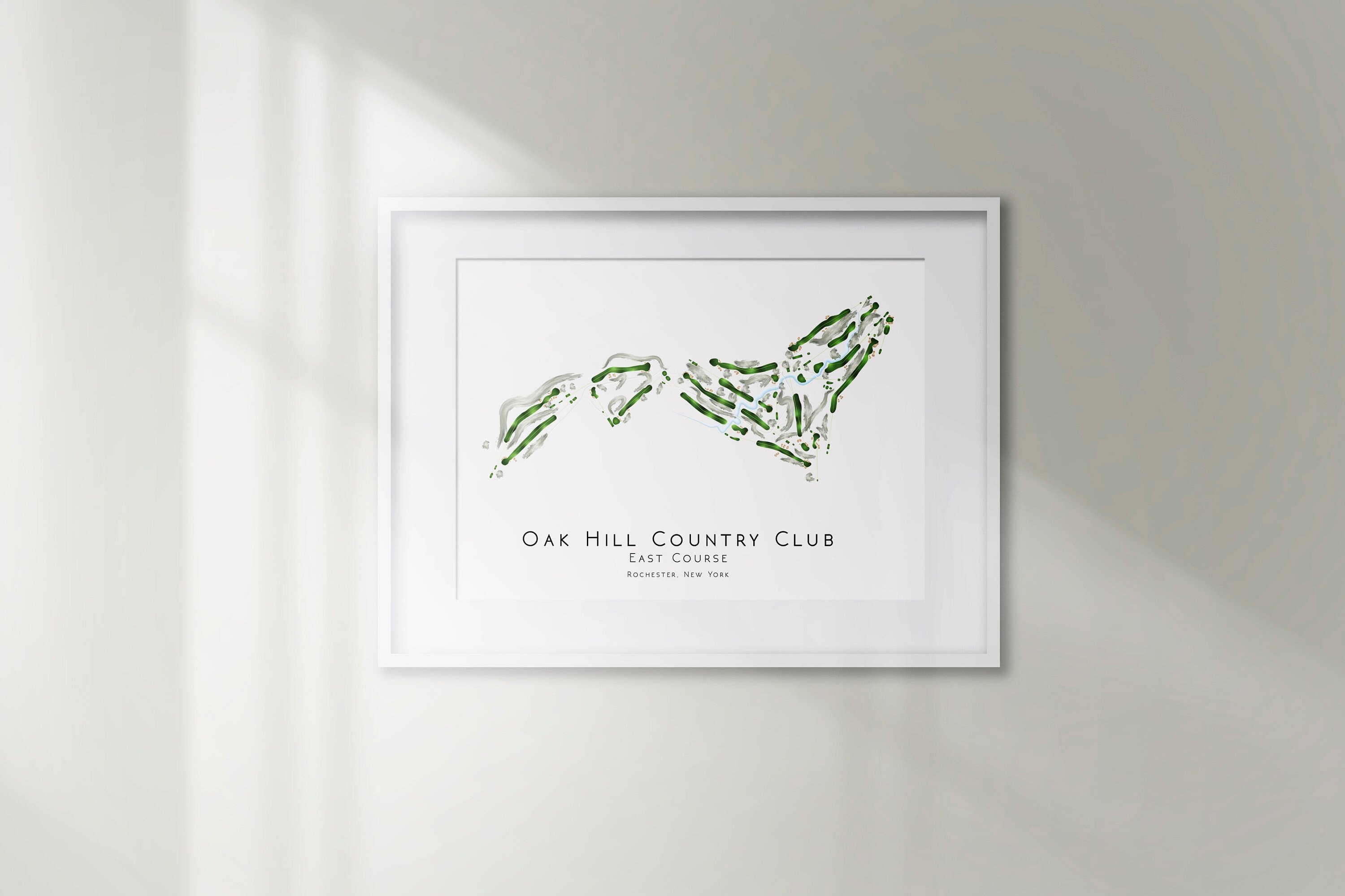 Oak Hill Country Club East Course Rochester New York Minimalist Golf ...