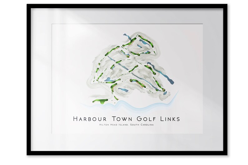 Harbour Town Golf Club Hilton Head Island South Carolina Minimalist ...