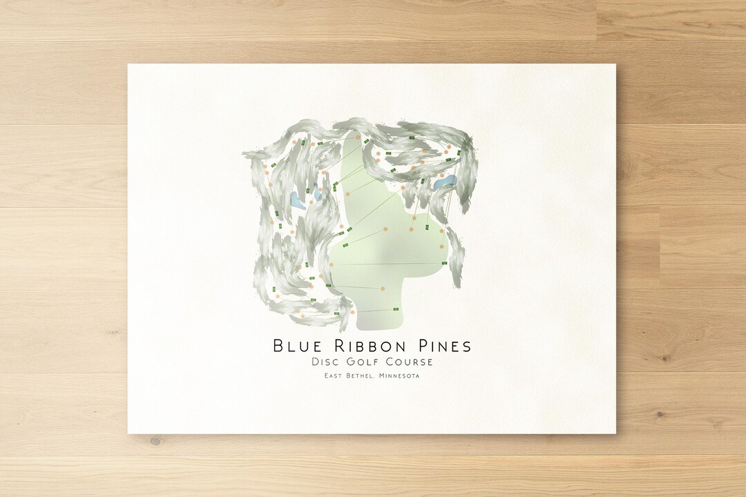 Blue Ribbon Pines Disc Golf Course Minnesota Disc Golf Course ...