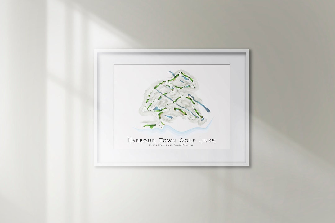 Harbour Town Golf Club Hilton Head Island South Carolina Minimalist ...