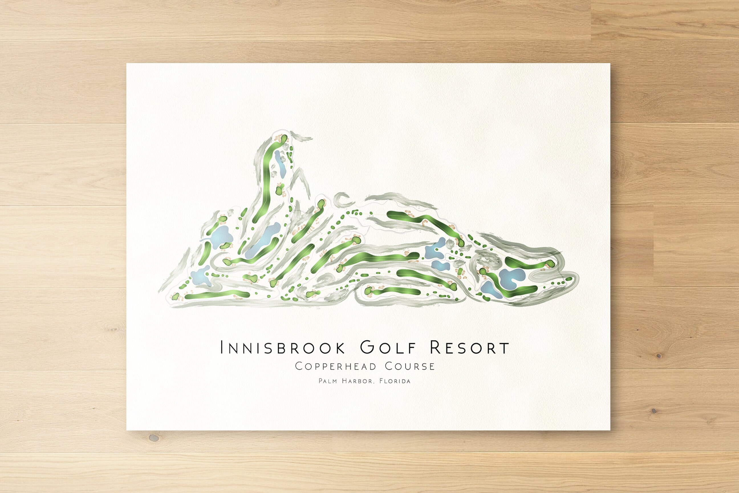 Innisbrook Resort Copperhead Course Florida Golf Course Minimalist Golf ...