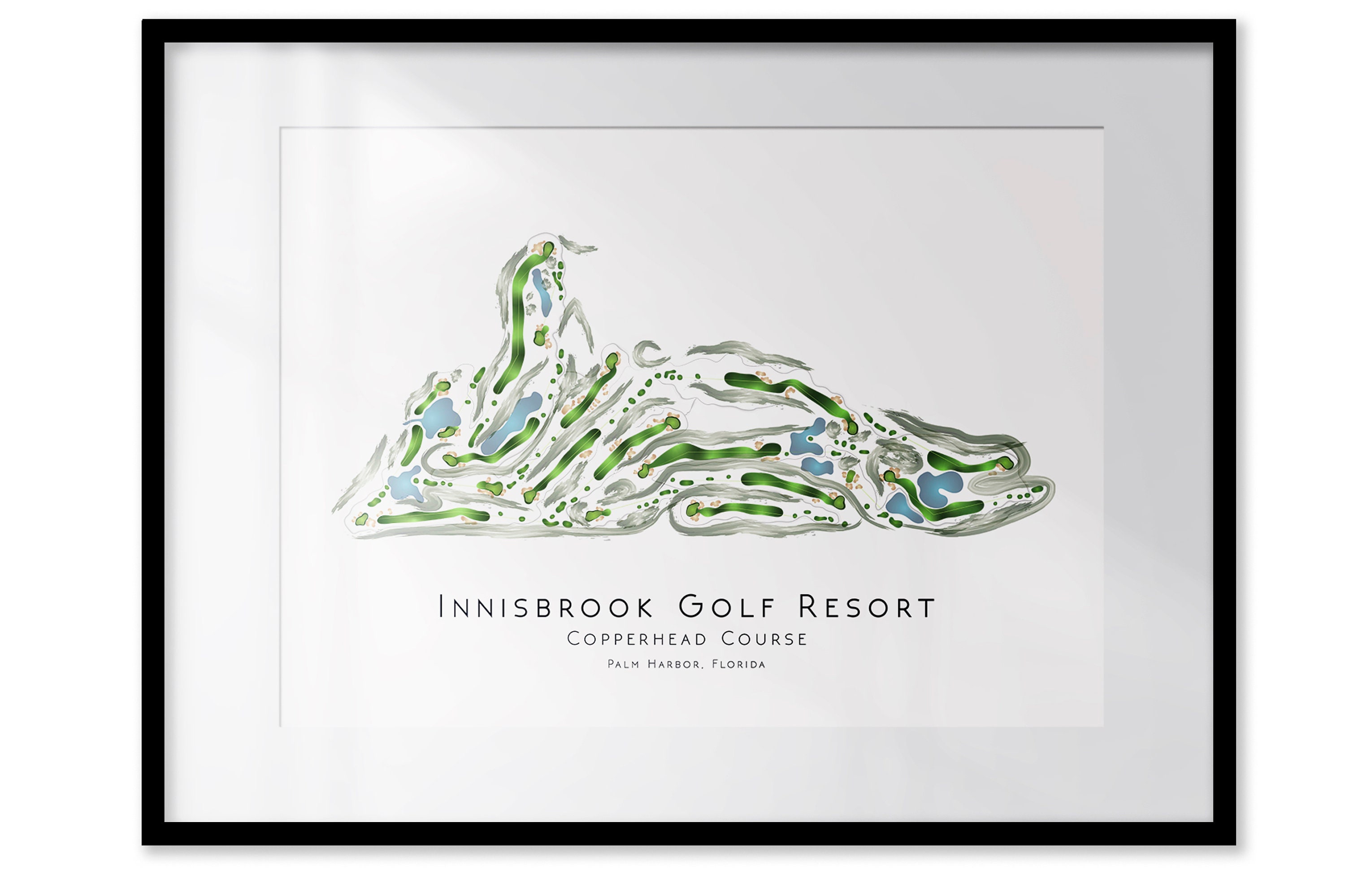 Innisbrook Resort Copperhead Course Florida Golf Course Minimalist Golf ...