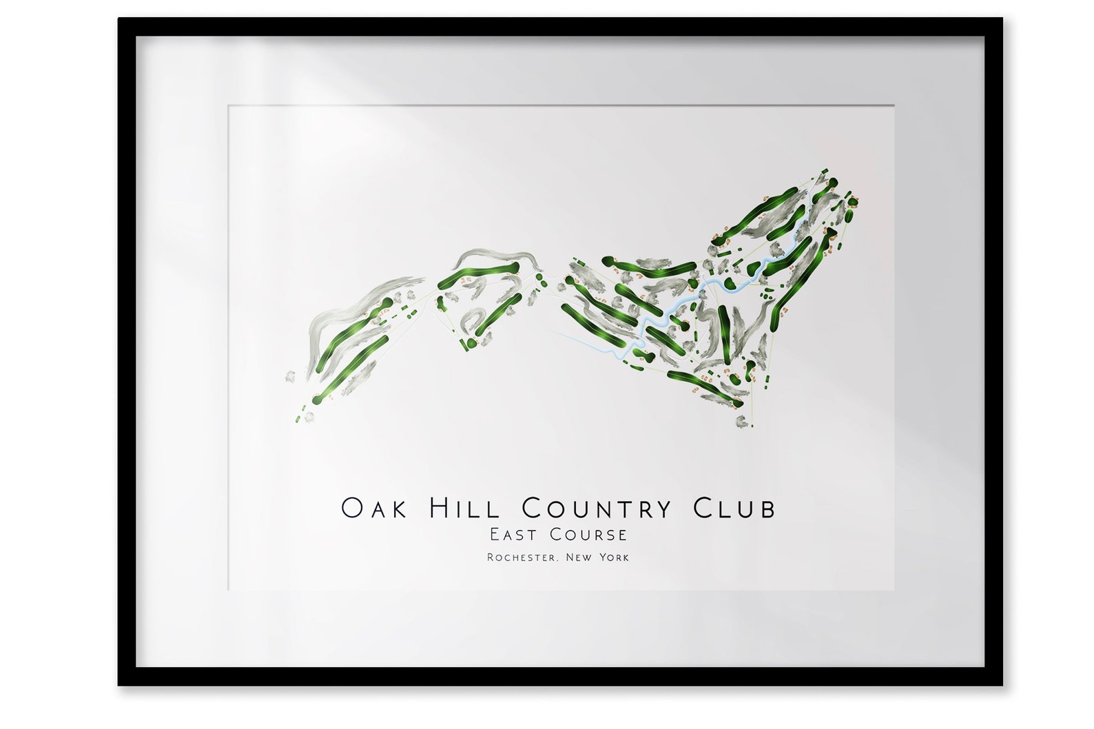 Oak Hill Country Club East Course Rochester New York Minimalist Golf ...